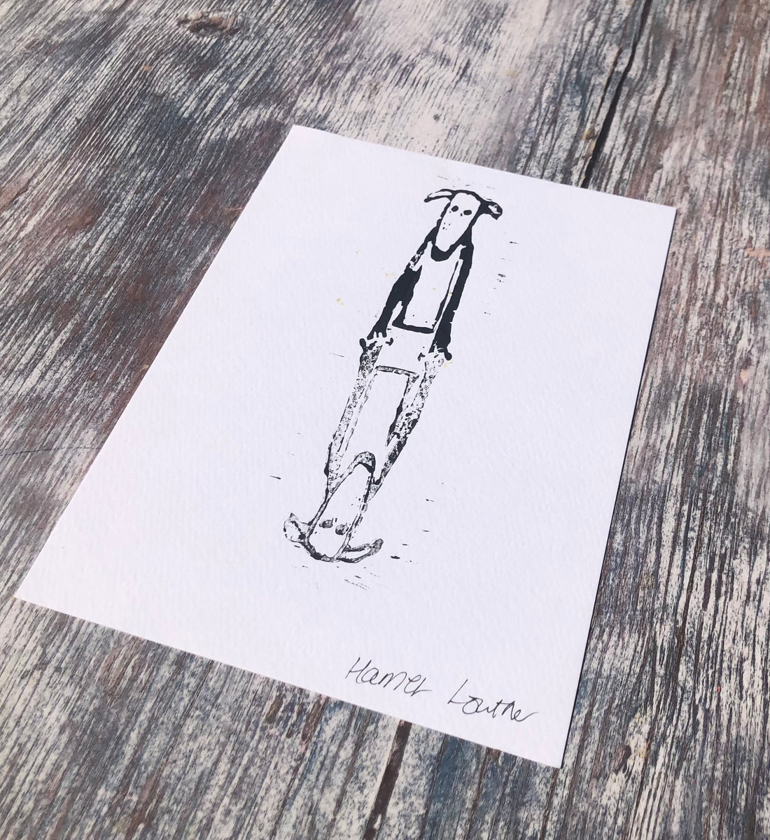 Reflections - Original Lino Print – MadeByHarriet